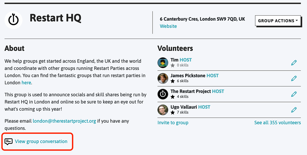 How to communicate with your repair group - User guides - The ...