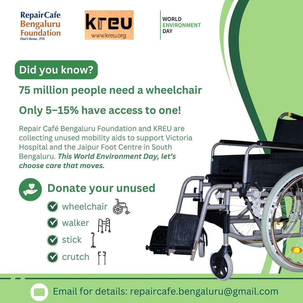 Operation : Wheel Chair - Events - The Restarters Community